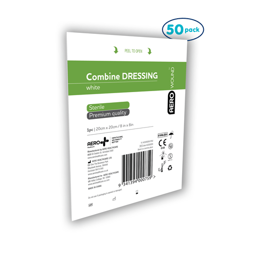 Dressing - Non-Woven Combine 9cm x 12.5cm (Pack of 10) - Medichill